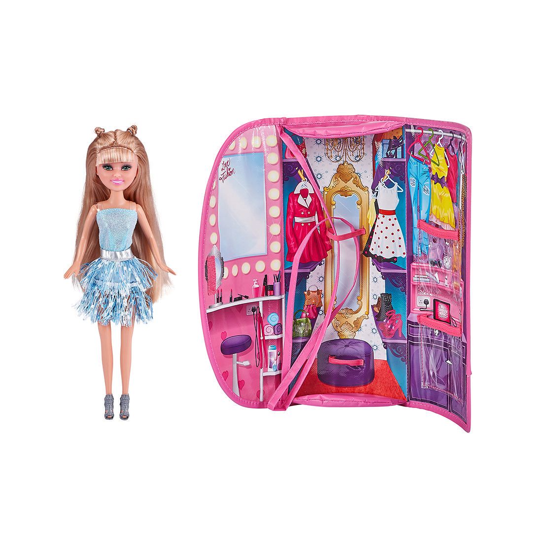Sparkle Girlz Doll Carry Case Wardrobe by ZURU Assorted Target Australia