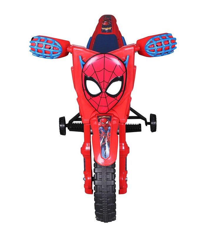 Marvel Spider-Man 6V Battery Powered Motorcycle Ride-on Toy For Boys ...
