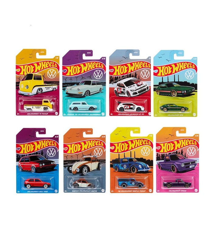 Mattel Hot Wheels Caja Con 72 Autos De Juguete Fundidos A Presión
