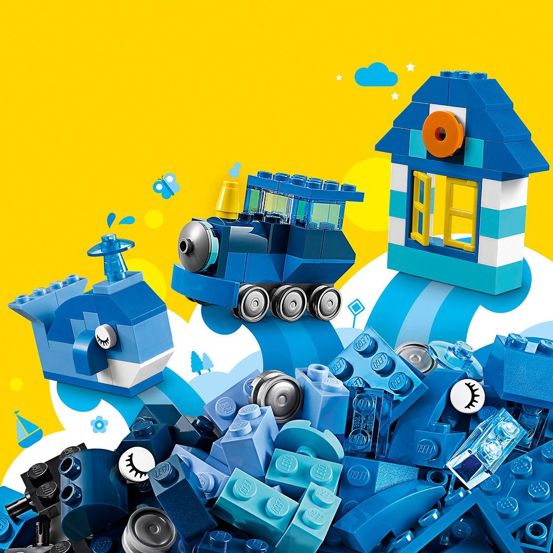 LEGO® Classic Blue Creativity Box 10706 | Target Australia