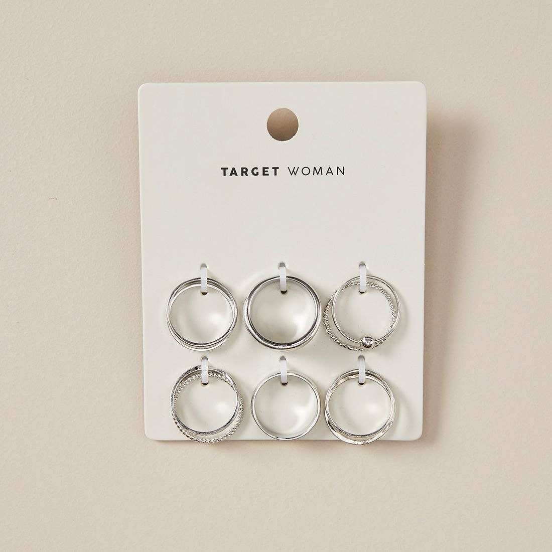 10 Pack Metal Ring Set | Target Australia