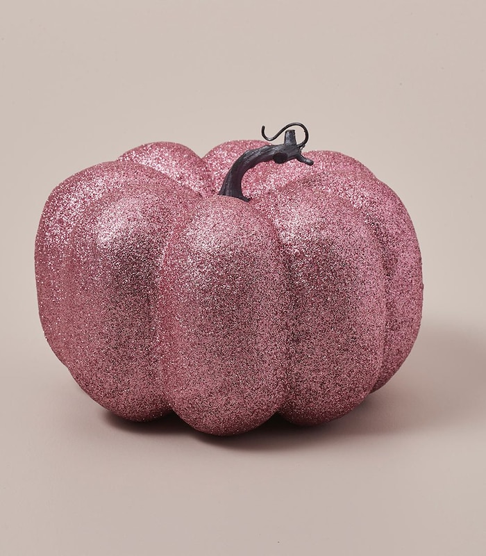 Pink Glitter Pumpkins