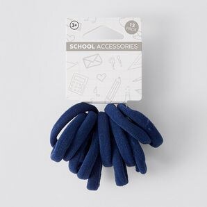 BYS Back To School 12 Pack Thick Hair Ties | Target Australia