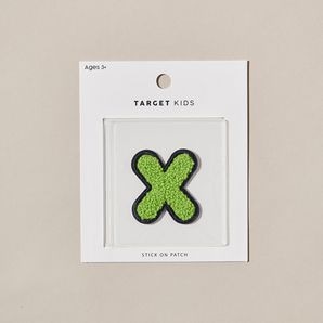 Stick on Patch - Letter X | Target Australia
