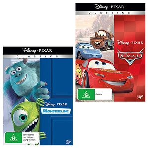 Cars + Monsters Inc DVD Bundle | Target Australia