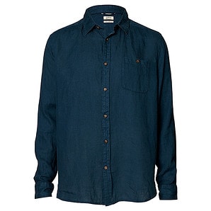 Men's Long Sleeve Linen Shirt - Navy | Target Australia