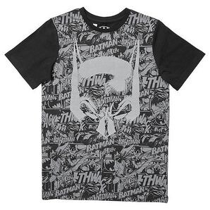 Batman Mask on Comic Print Short Sleeve T- Shirt | Target Australia