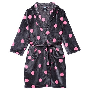 Girls' Hooded Dressing Gown - Spots | Target Australia