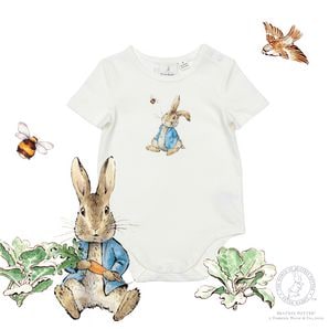 Baby Unisex Peter Rabbit Stripe Rib Bodysuit | Target Australia