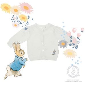 Baby Peter Rabbit Pointelle Knit Cardigan | Target Australia