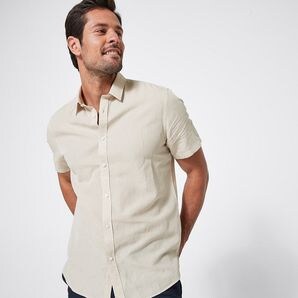 Preview Textured Linen Shirt | Target Australia