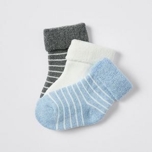 Baby Organic Cotton Socks 3 Pack | Target Australia