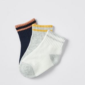 Baby Organic Cotton Socks 3 Pack | Target Australia