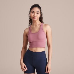 Active Seamfree Longline Rib Crop Top | Target Australia