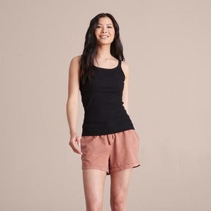 Organic Cotton/Elastane Ribbed Cami | Target Australia