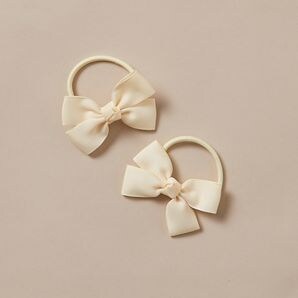 2 Pack Grosgrain Bow Hair Ties | Target Australia