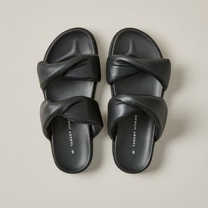 Womens Maia Double Band Slides | Target Australia