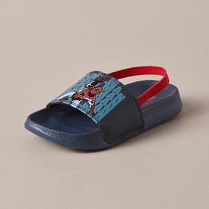 Kids Junior Spider-Man Backstrap Slides | Target Australia