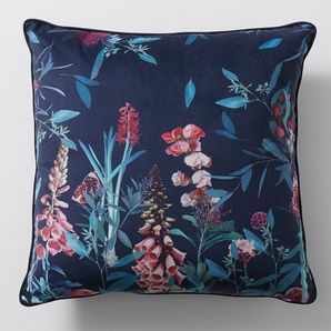 Emilia Floral Velvet Cushion | Target Australia