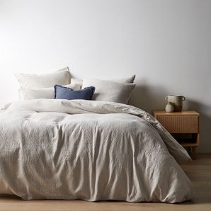 Avery Textured Quilt Cover Set | Target Australia