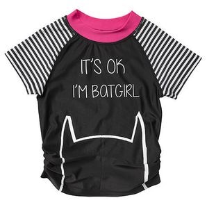 Batgirl Short Sleeve Rash Vest | Target Australia