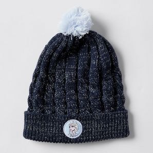 Disney Frozen Metallic Thread Beanie - Navy Blue | Target Australia