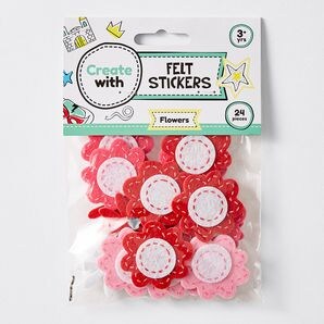 Felt Stickers - Flowers | Target Australia