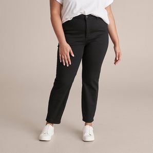 Curve Straight Regular Length Denim Jeans | Target Australia