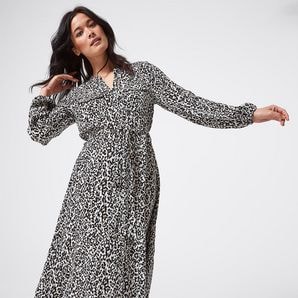 Soft Shirt Dress - Leopard Print | Target Australia
