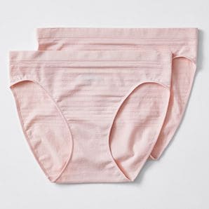 2 Pack Matte & Shine Seamfree Bikini Briefs - Pink | Target Australia