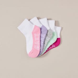 5 Pack Maxx Quarter Crew Sports Socks | Target Australia
