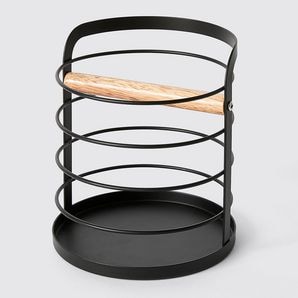 Black Metal Utensil Holder | Target Australia