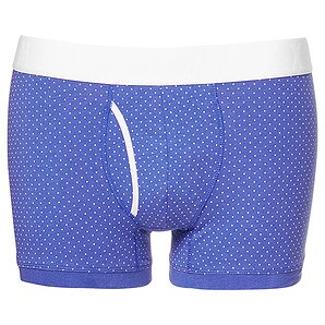 Men's Maxx Single Fly Front Trunk - Dot Cobalt | Target Australia