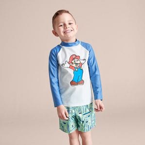 Super Mario Swim Rash Vest | Target Australia