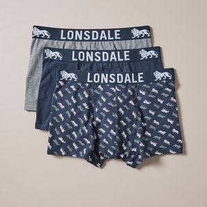Lonsdale London 3 Pack of Trunks | Target Australia
