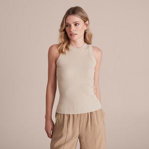 Preview Rib Knit Tank Top | Target Australia