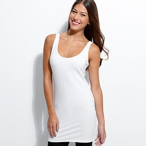 Ladies' Longline U-Tank - White | Target Australia