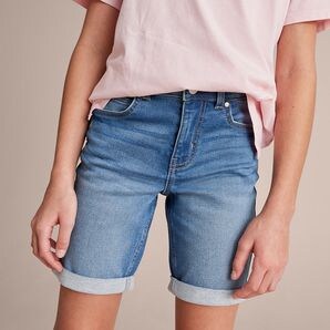 Wonder Denim Long Shorts | Target Australia