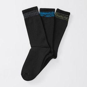 3 Pack Explorer All Seasons Socks - Black | Target Australia