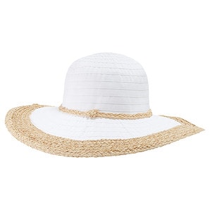 Ladies' Sun Hat - White / Natural | Target Australia
