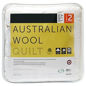 Australian Wool Quilt - Medium Warmth Rating | Target Australia