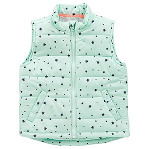 Star Print Puffer Vest | Target Australia