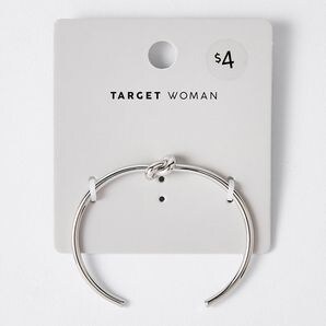 Knot Bangle - Silver | Target Australia
