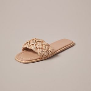 Womens Minnie Twist Band Weave Slides | Target Australia