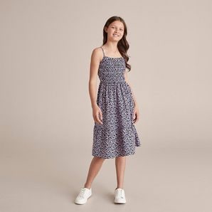 SW251781_01 S23 SL TIERED MIDI DRESS BLUE | Target Australia