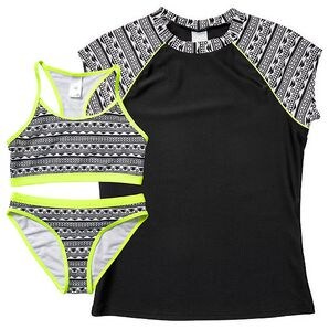 Three Piece Tribe Print Swimwear Set | Target Australia