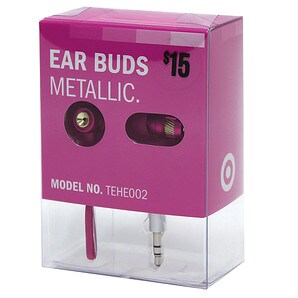 Metallic In-Ear Ear Buds - TEHE002 | Target Australia