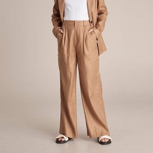 Preview Linen Blend Wide Leg Pants | Target Australia