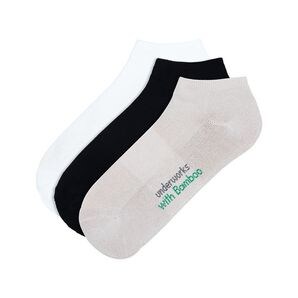 Underworks LADIES 3PK ECO BAMBOO LOW CUT - MULTI | Target Australia