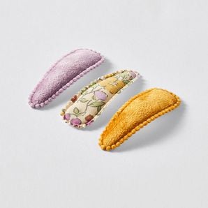 3 Pack Scallop Hair Clips | Target Australia